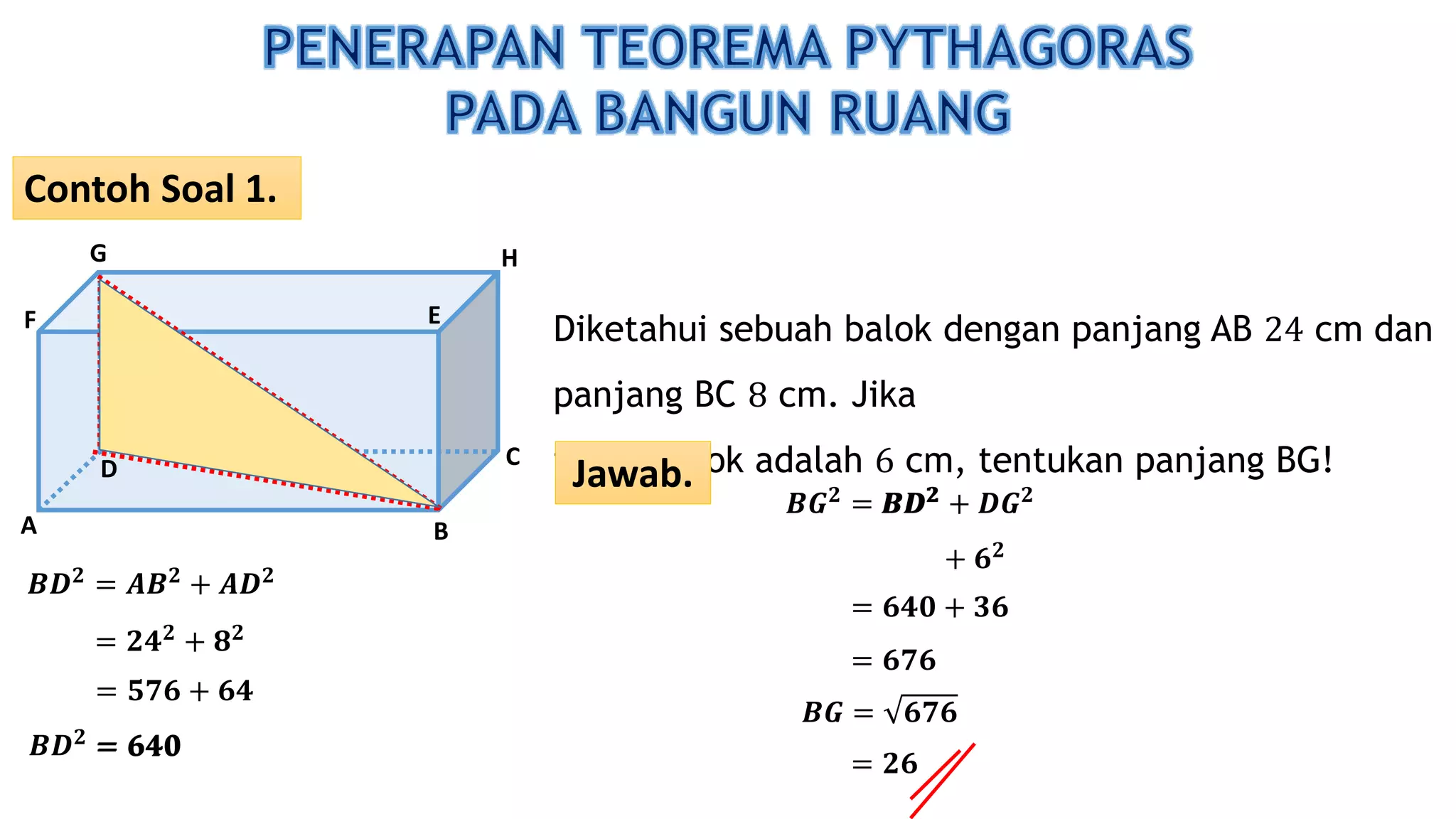 PPT TEOREMA PYTHAGORAS KELAS 8 SMP | PPTX