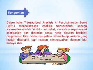 teori analisis transaksional | PPTX
