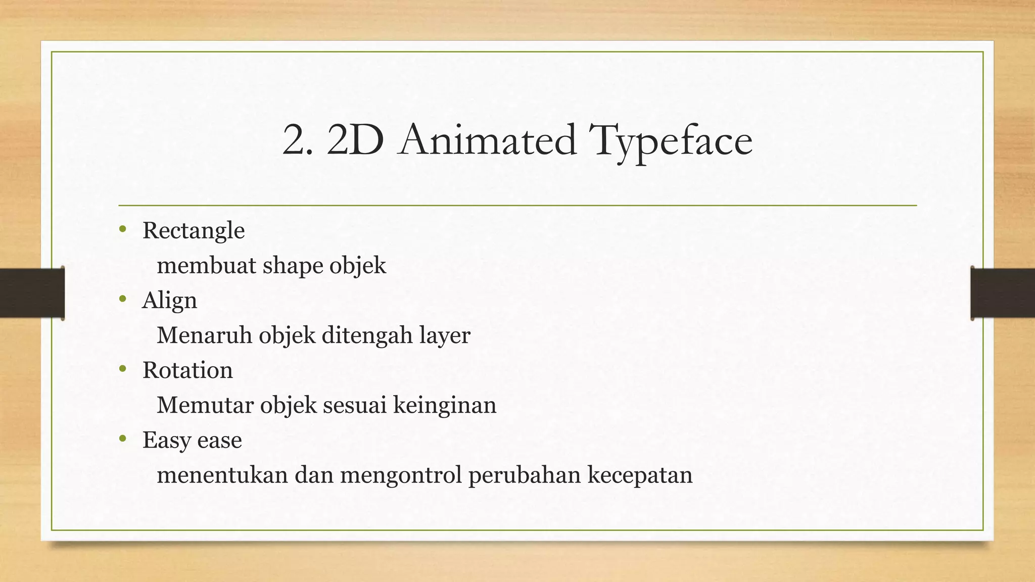 Ppt teori animasi (kel 2) | PPTX