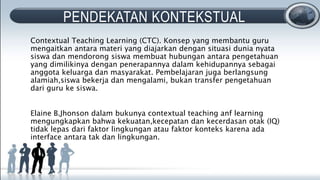 Ppt teori belajar dan pembelajaran | PPTX