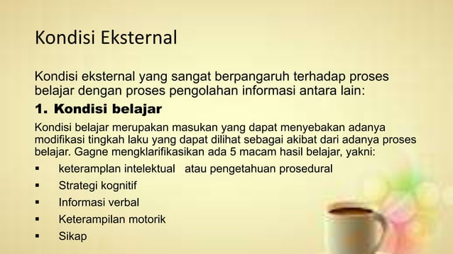 Teori Belajar Sibernetik | PPTX