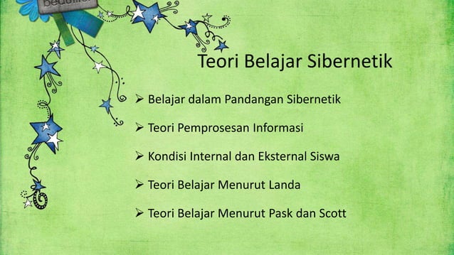 Teori Belajar Sibernetik | PPTX