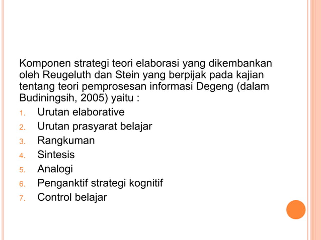 Ppt teori belajar sibernetik | PPTX