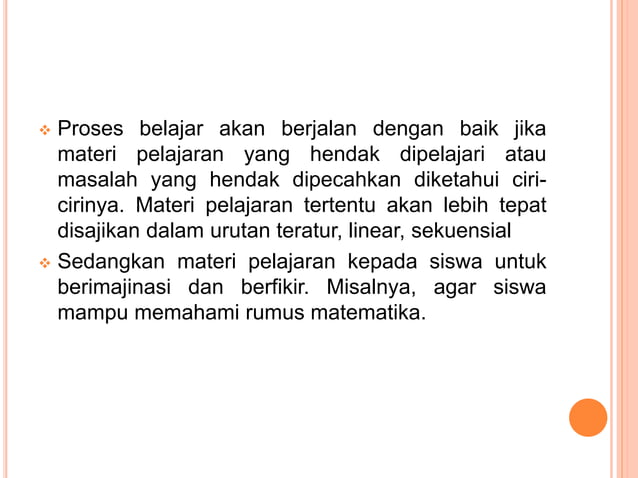 Ppt teori belajar sibernetik | PPTX