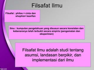 PPT TEORI FILSAFAT ILMU Puri Ratna Kartini.pptx