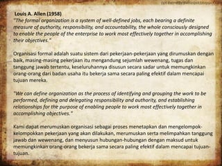 Ppt teori organisasi | PPTX