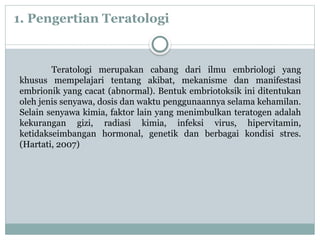 Ppt Teratologi Pptx