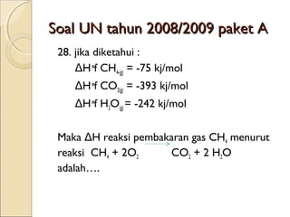 Ppt termokimia | PPT