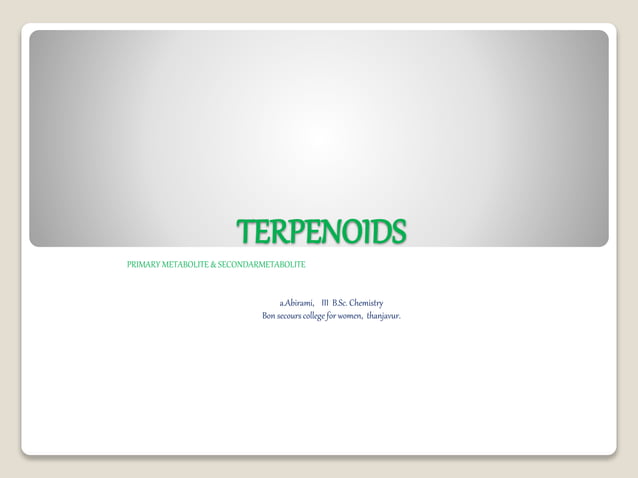 Ppt terpenoid | PPT