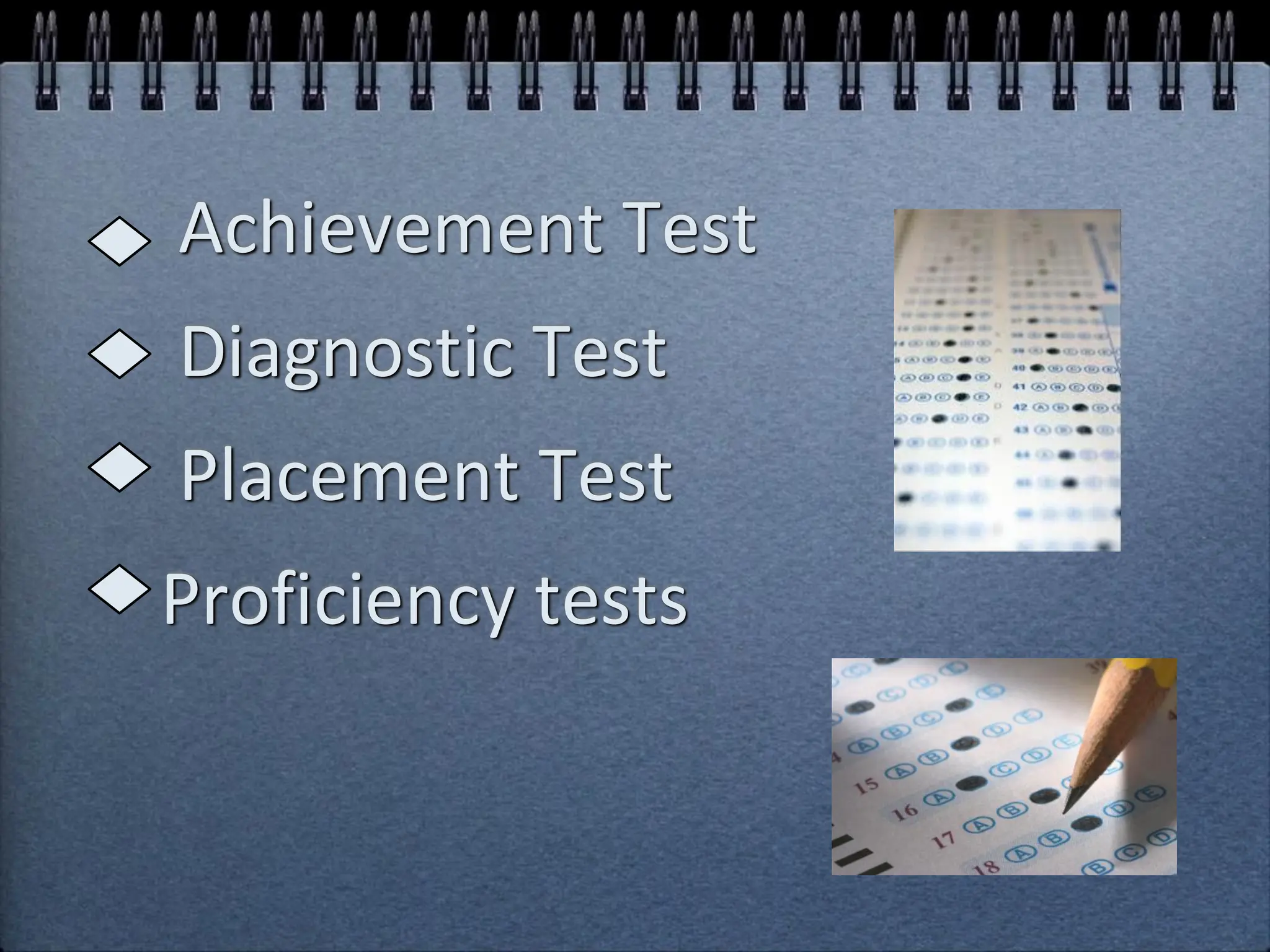 Testing Evaluation Assessment Presentation Pdf
