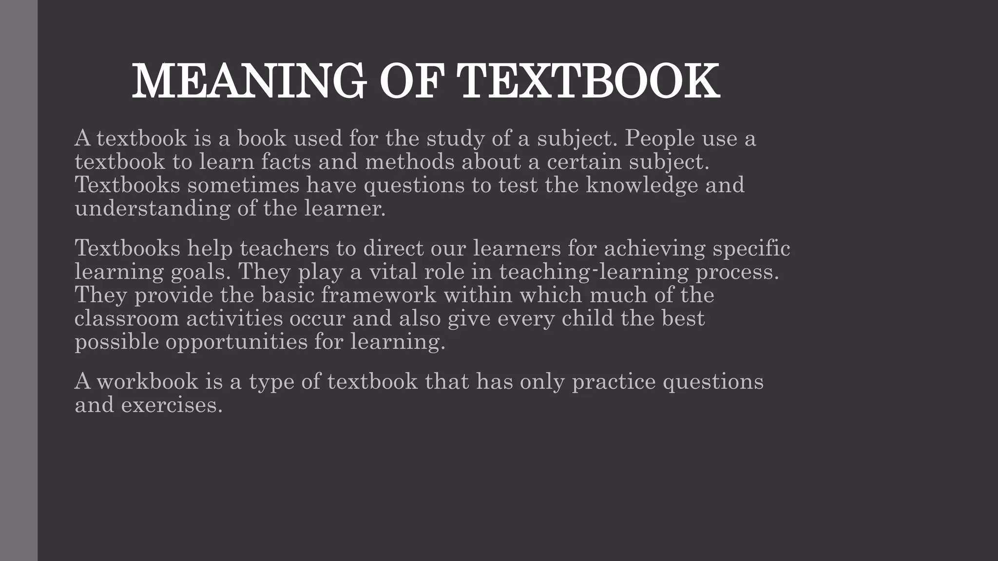 Textbook and Reference book ppt | PPTX