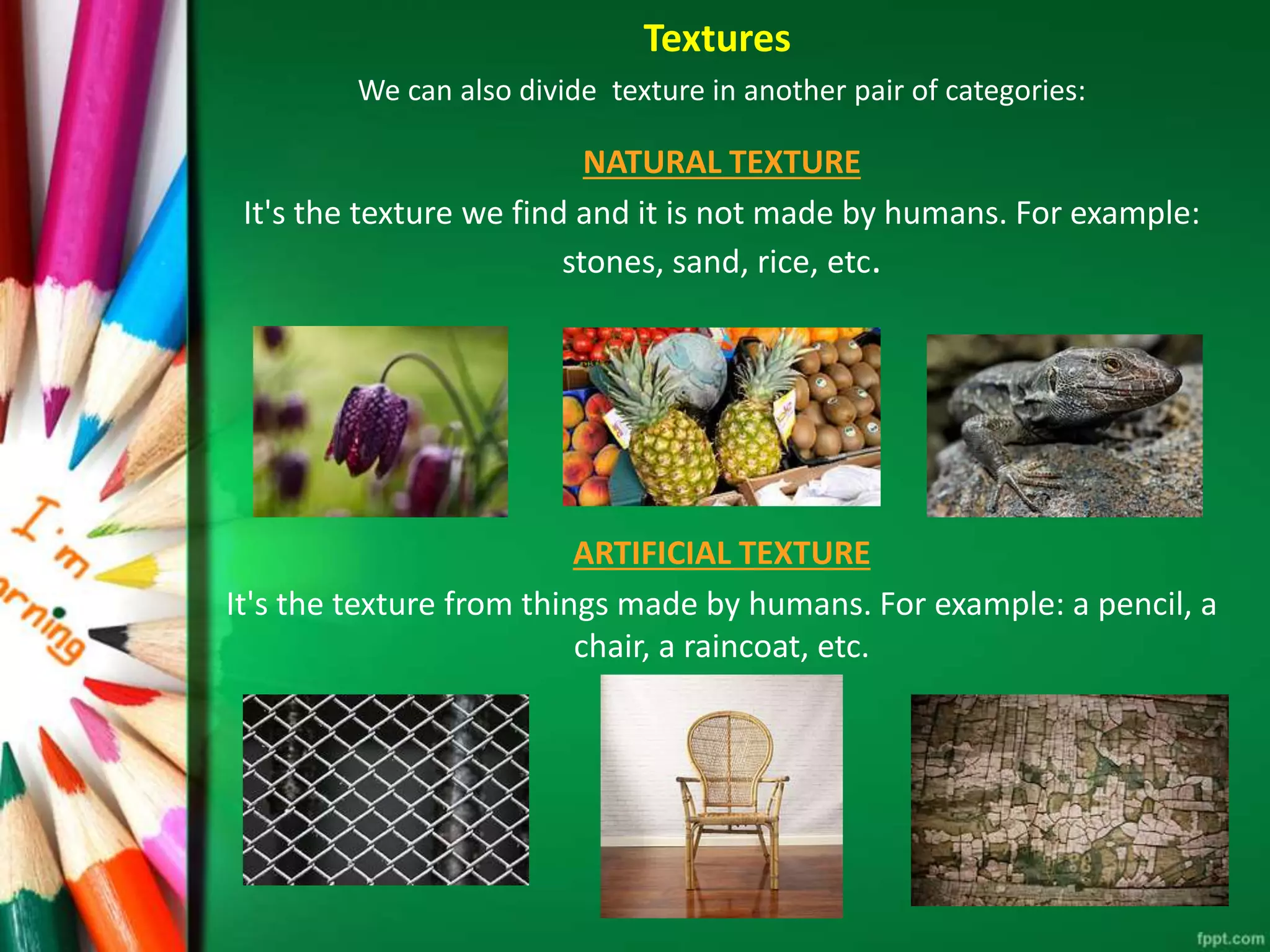 Some basic ideas about texture | PPTX