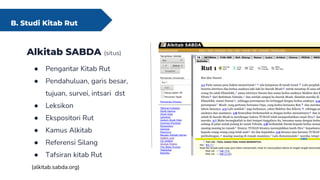 Bahan Referensi Memimpin Grup Bedah Kitab Rut | PPT