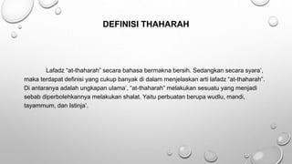 Ppt thaharah ii | PPTX