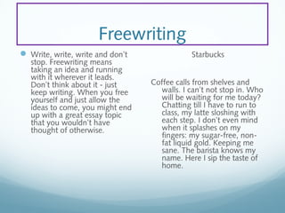 the writing-process | PPT