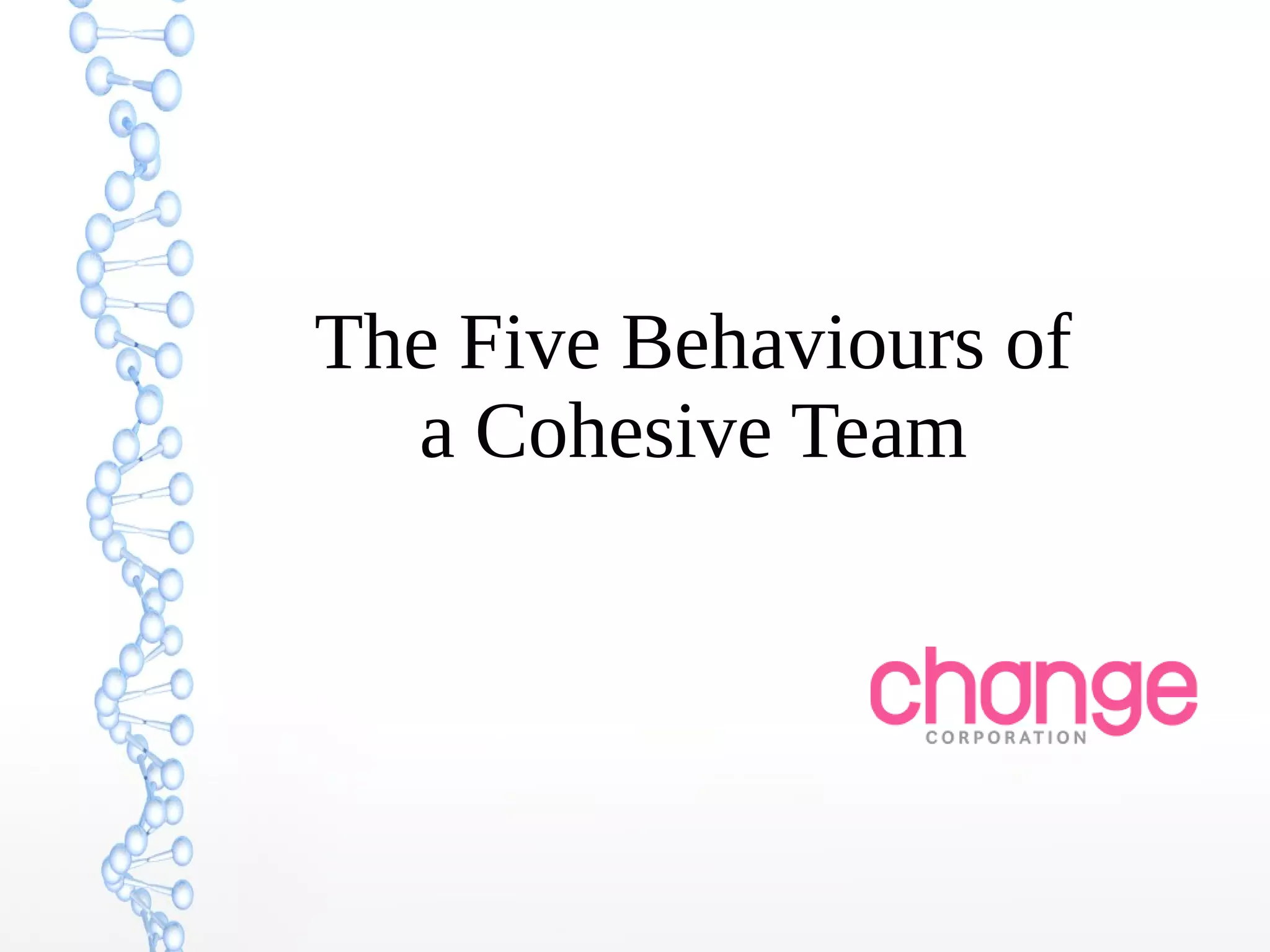 The Five Behaviours of a Cohesive Team | ODP | Soccer | Sports