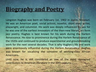 The Importance and Meaning of Dream in Langston Hughes' "Dream (A ...