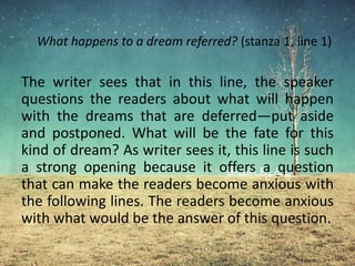 The Importance and Meaning of Dream in Langston Hughes' "Dream (A ...