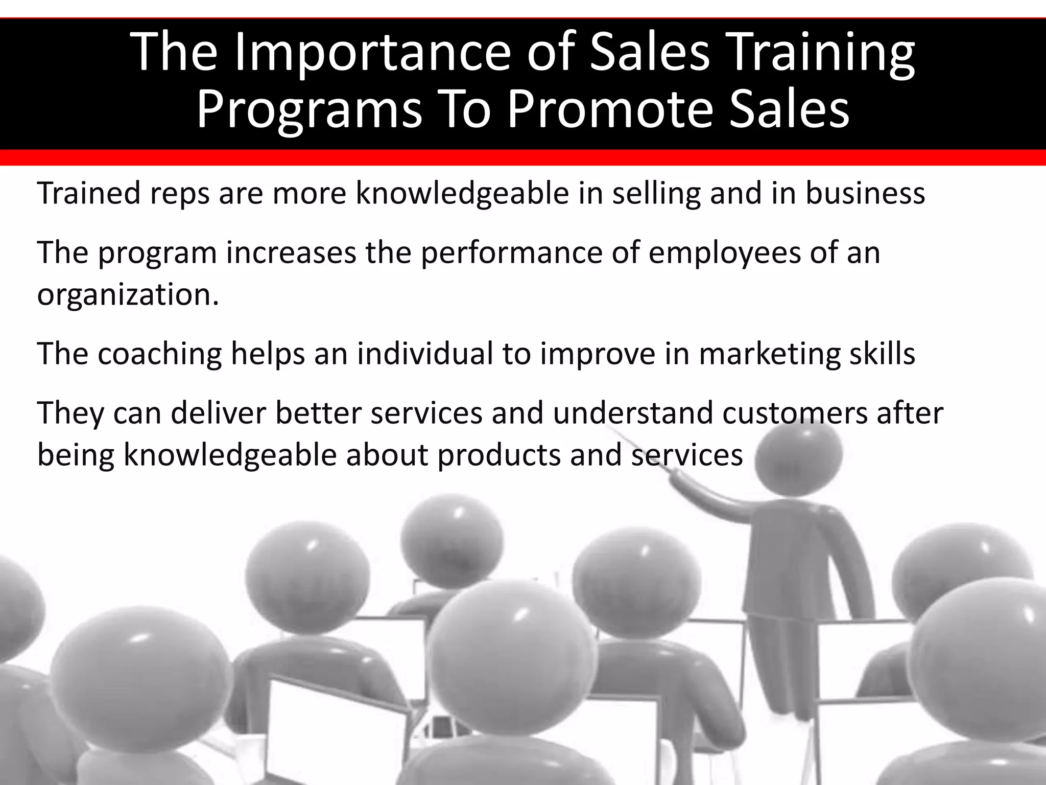 The Importance of Sales Training Programs To Promote Sales | PPSX