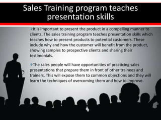 The Importance of Sales Training Programs To Promote Sales | PPSX