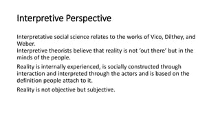 theory paradigm & model | PPTX