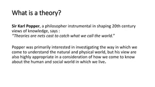 theory paradigm & model | PPTX