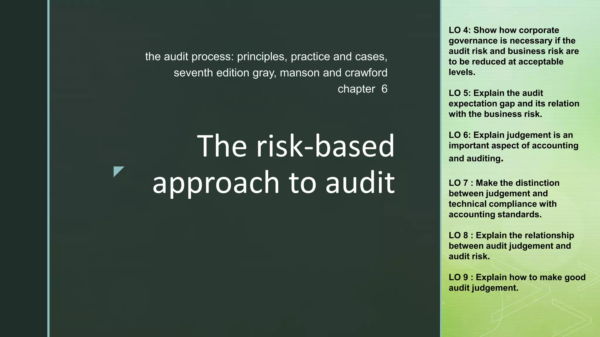 PPT The risk-based approach to audit.pptx