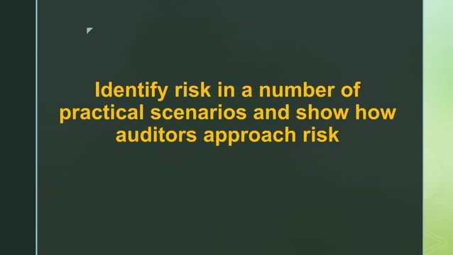 PPT The risk-based approach to audit.pptx