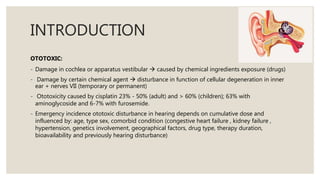 Ototoxic PPT Dr.dr.HR Yusa Herwanto, MKed(ORL-HNS), Sp.THTKL(K) | PPT