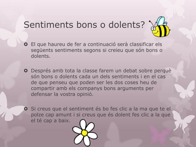 Els sentiments | PPT