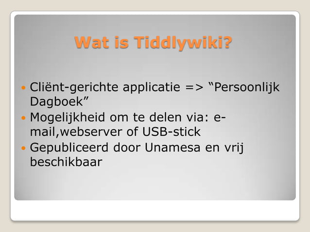 Powerpoint Tiddlywiki | PPT