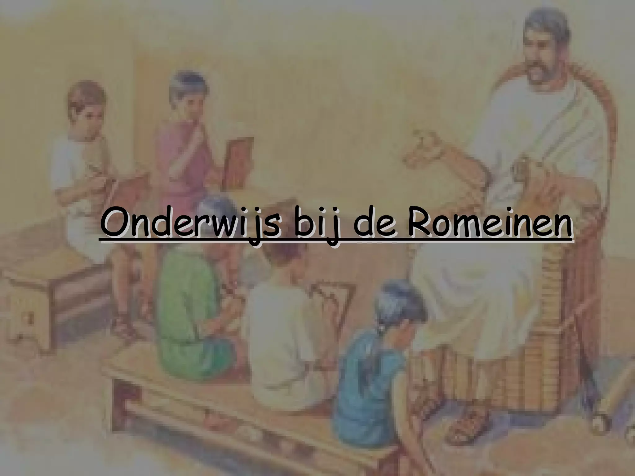 Ppt Tijd De romeinen | PPT