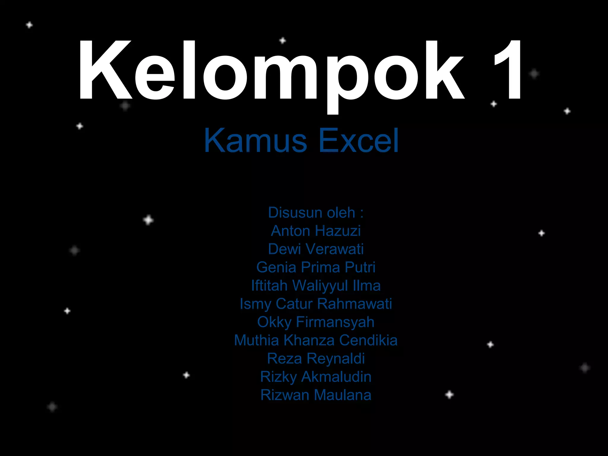 Ppt tik RUMUS EXCEL | PPT