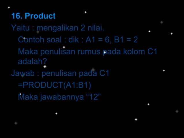 Ppt tik RUMUS EXCEL | PPT