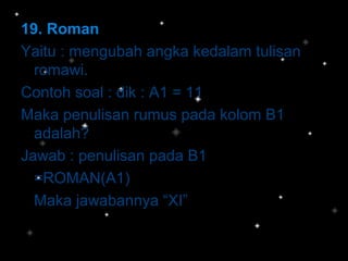 Ppt tik RUMUS EXCEL | PPT