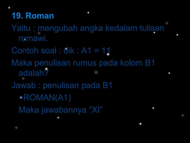 Ppt tik RUMUS EXCEL | PPT