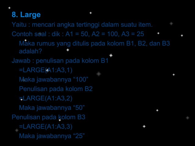 Ppt tik RUMUS EXCEL | PPT