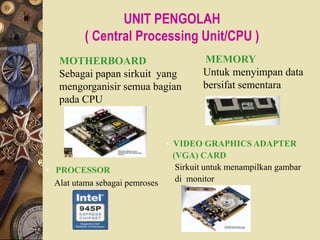 prinsip dasar sistem komputer ppt tik prakarya | PPT