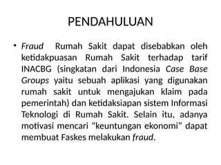 PPT Tim anti Fraud.pptx rumah sakit islam ibnu sina | PPTX