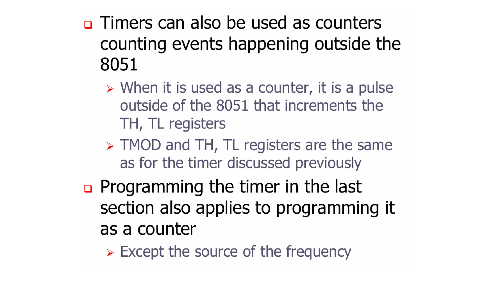 PPT TIMERS AND COUNTERS MICROCONTROLLERS | PPTX | Technology & Computing
