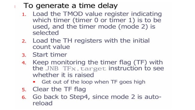 PPT TIMERS AND COUNTERS MICROCONTROLLERS | PPTX | Technology & Computing