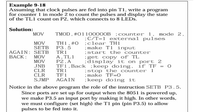 PPT TIMERS AND COUNTERS MICROCONTROLLERS | PPTX | Technology & Computing