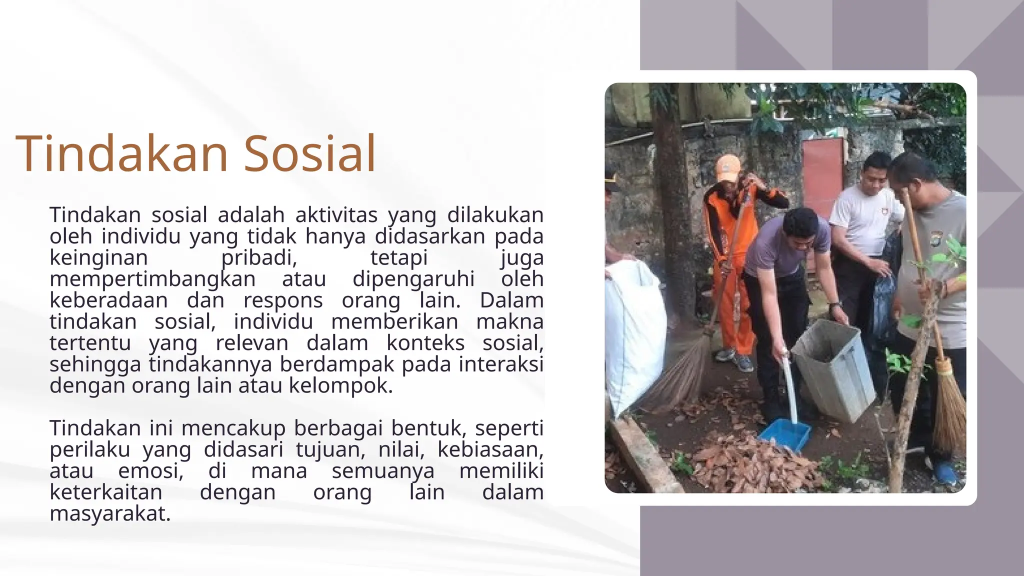 PPT TINDAKAN SOSIAL Teori Klasik dan modern | PPTX