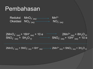 Ppt titrasi redoks | PPTX