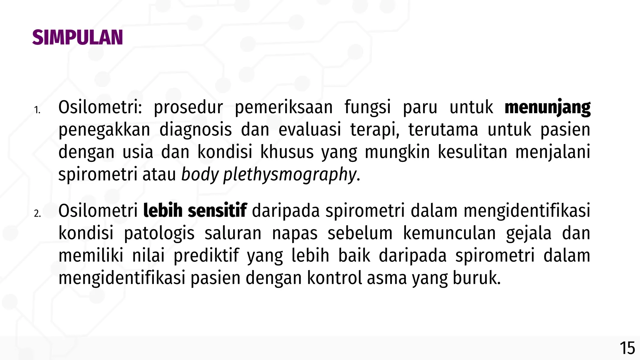 oscillometry for assessing lung function | PDF