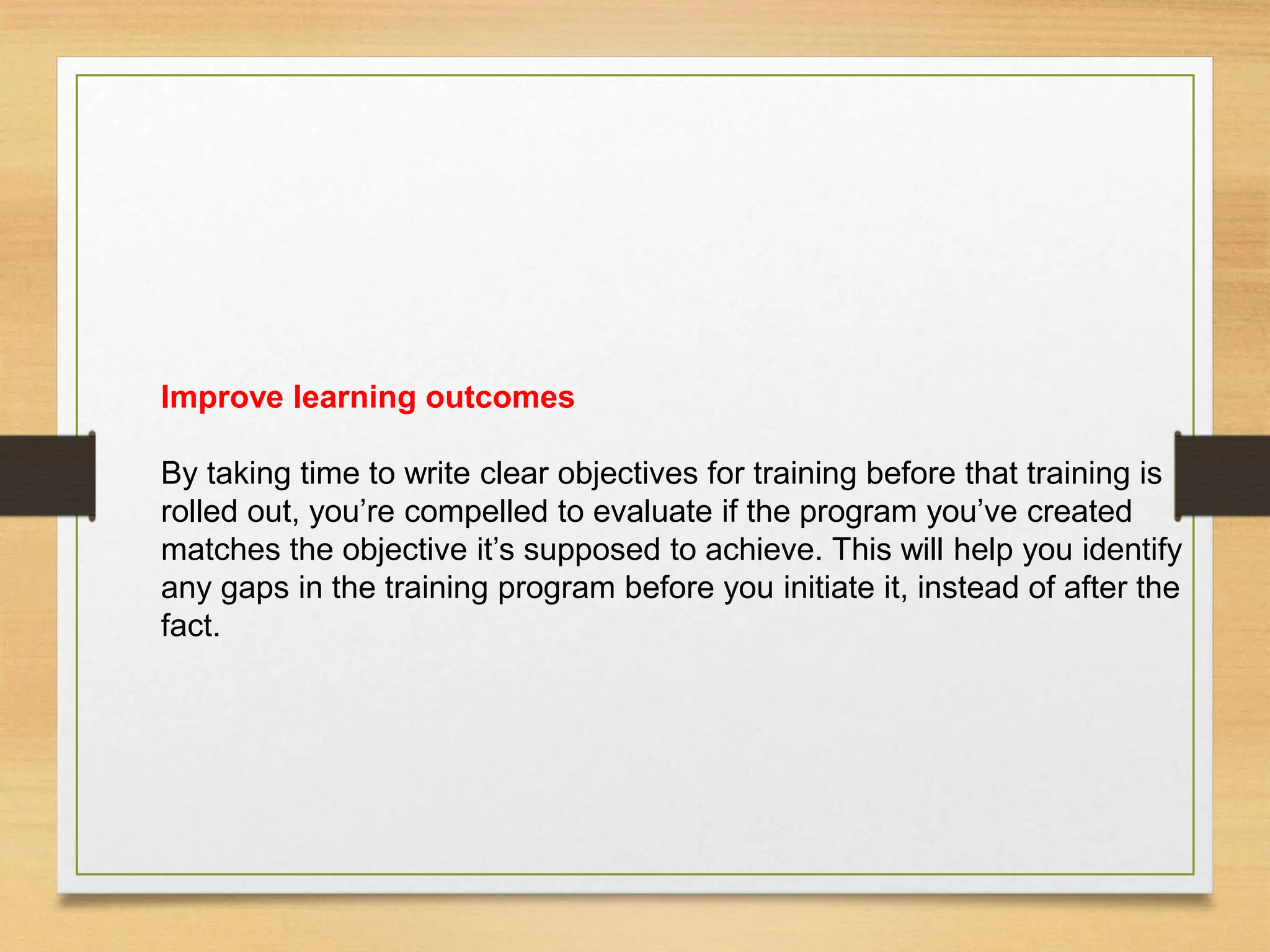 Training Methods and Training Objectives | PPT