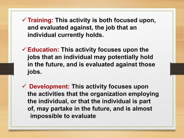 Training Methods and Training Objectives | PPT