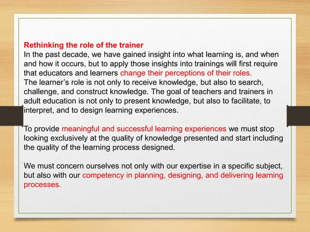 Training Methods and Training Objectives | PPT