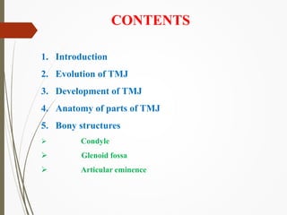 Temporomandibular joint development and applied aspects | PPTX