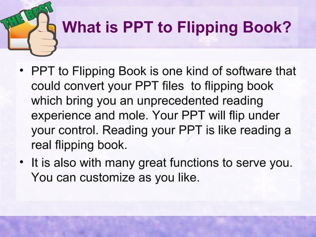 PPT to flipping book | PPT